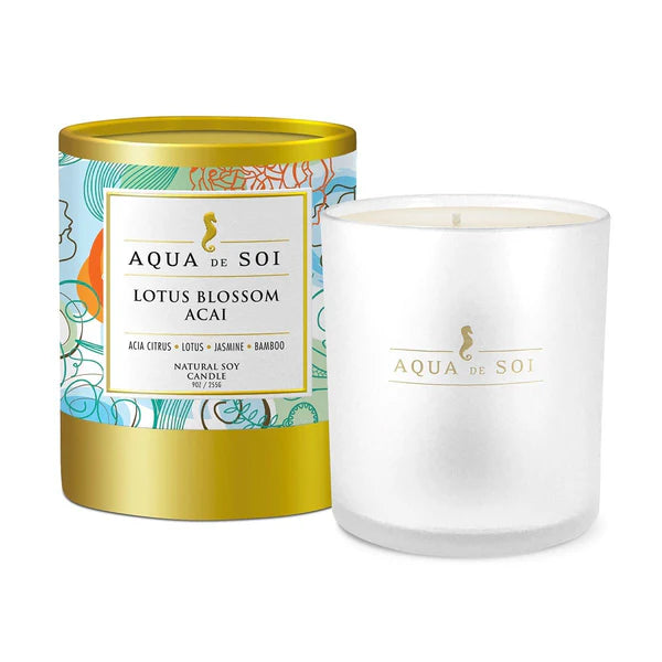 LOTUS BLOSSOM ACAI BOXED CANDLE – The Estheticians